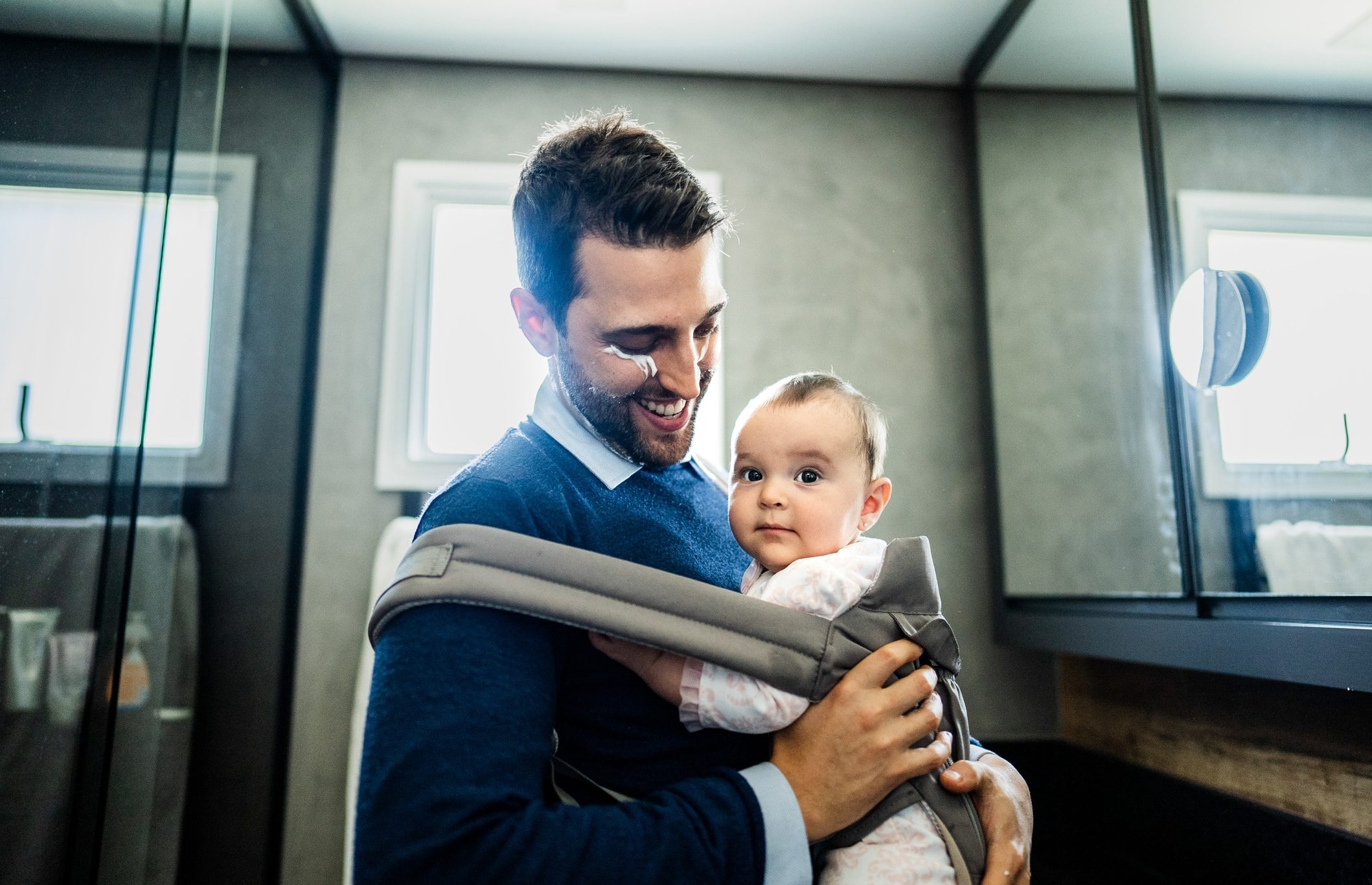 Vater, Chef, Vorbild? Wie ein Baby den Boss verändert